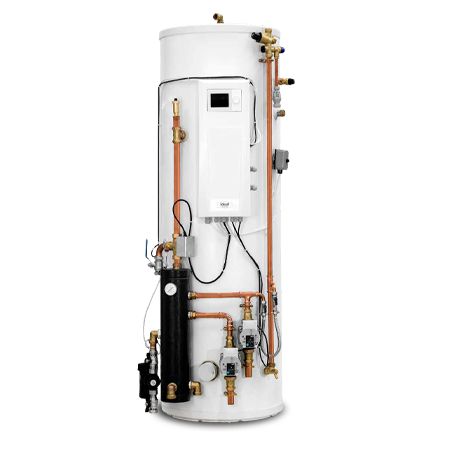Ideal HP290 2 Zone Pre-Plumbed DHW Heat Pump Cylinder - 210 Litre only ...