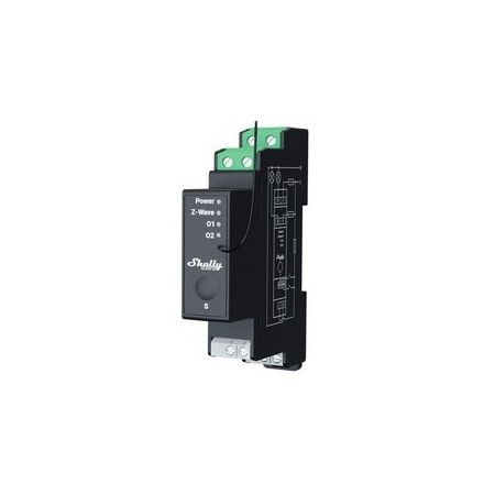 Shelly Qubino Wave Pro 2 two-channel Smart Switch with Dry Contacts ...