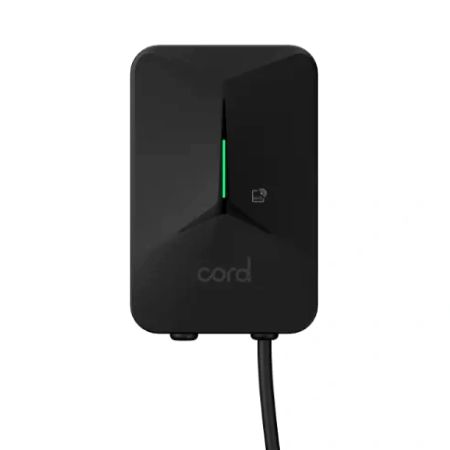 Cord Zero 7.4kW Type 2 Tethered EV Charger - Matt Black from £434.99