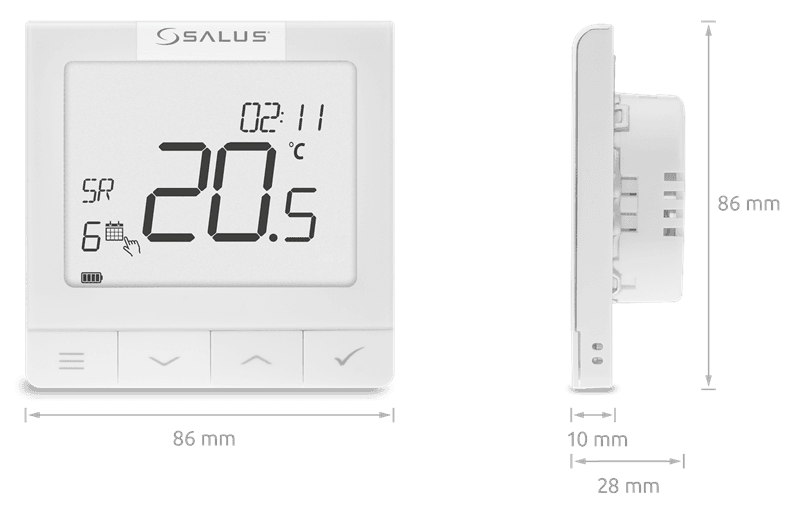 Salus WQ610 Quantum Boiler Thermostat With OpenTherm - 230V only £41.66
