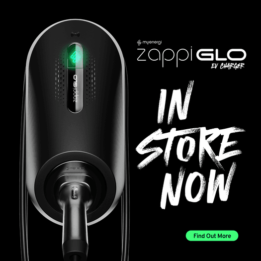 Myenergi Zappi GLO 7kW Type 2 Smart Home EV Charger - Tethered only £399.17