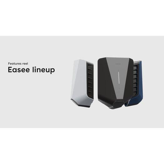 Easee Charge 22kW Tethered EV Charger Bundle With 7.5m Charging Cable ...