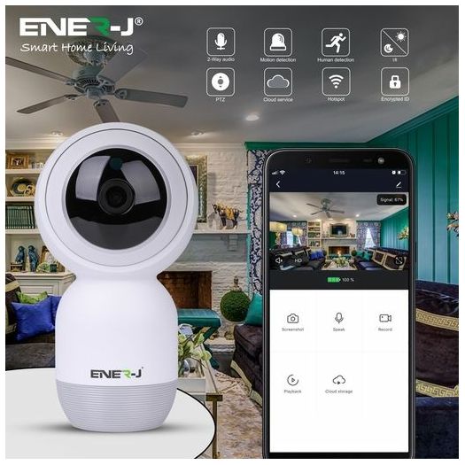 ENER-J 360° Smart WiFi Indoor IP Camera With Night Vision only £41.99