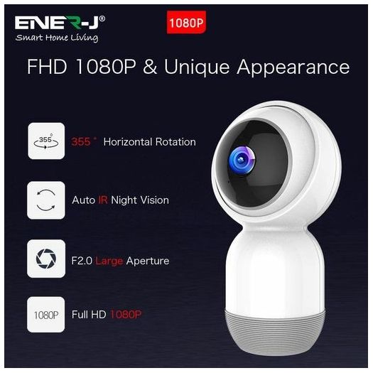 ENER-J 360° Smart WiFi Indoor IP Camera With Night Vision only £41.99
